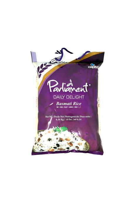 PARLIAMENT DAILY DELIGHT BASMATI RICE 4.54 KG