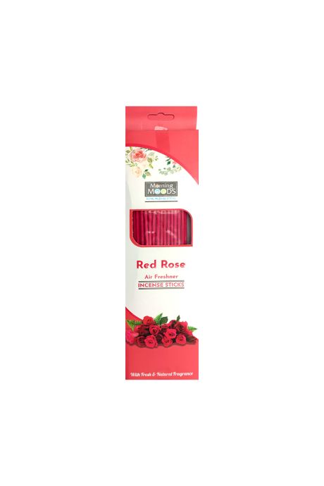 MORNING MOODS RED ROSE INCENSE STICKS 45 GM